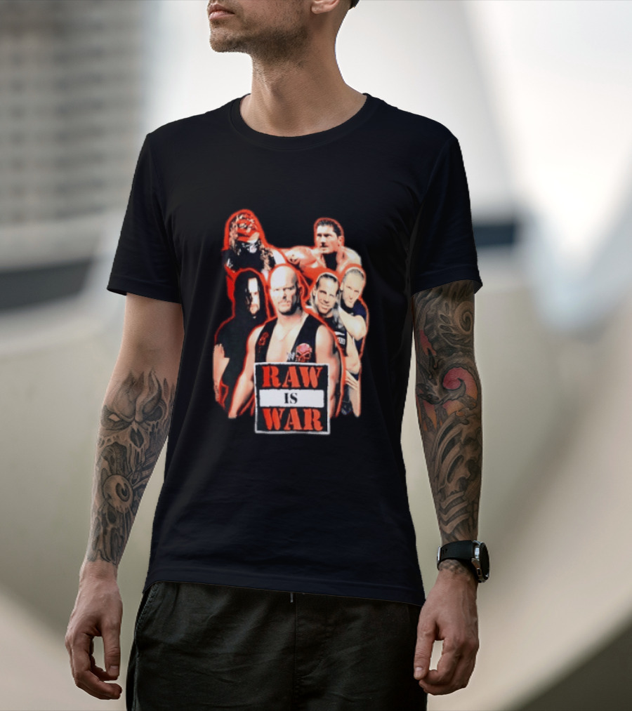 WWE Raw Is War Legends Kane Stone Cold Undertaker Shawn Michaels Triple H T-Shirt