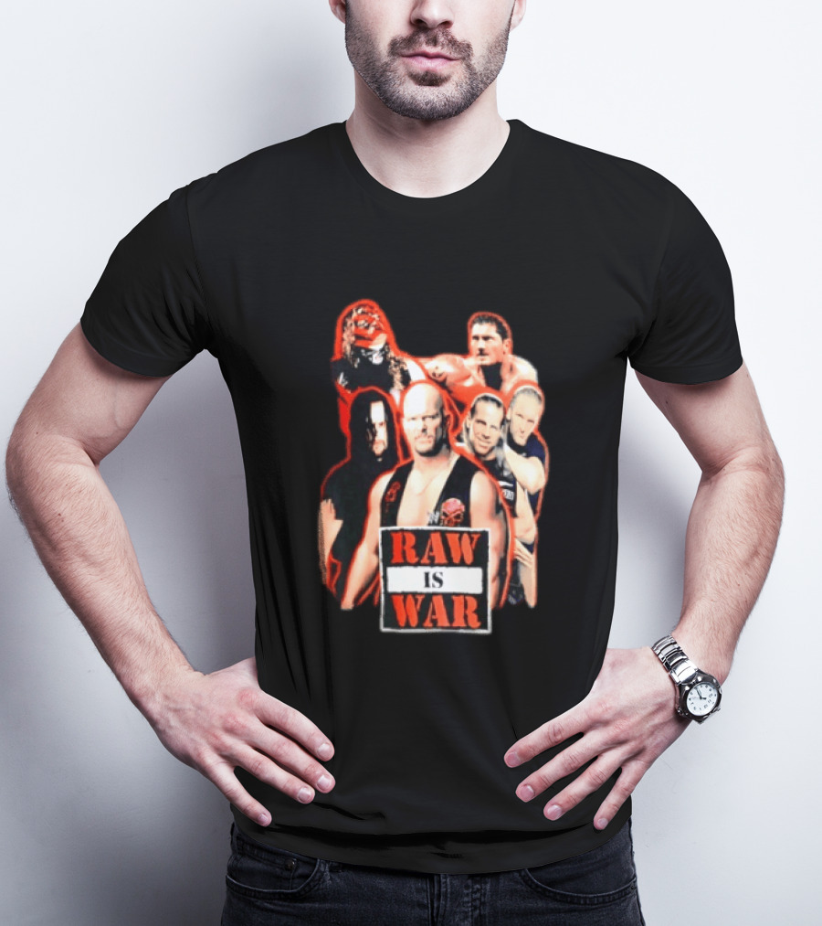 WWE Raw Is War Legends Kane Stone Cold Undertaker Shawn Michaels Triple H T-Shirt
