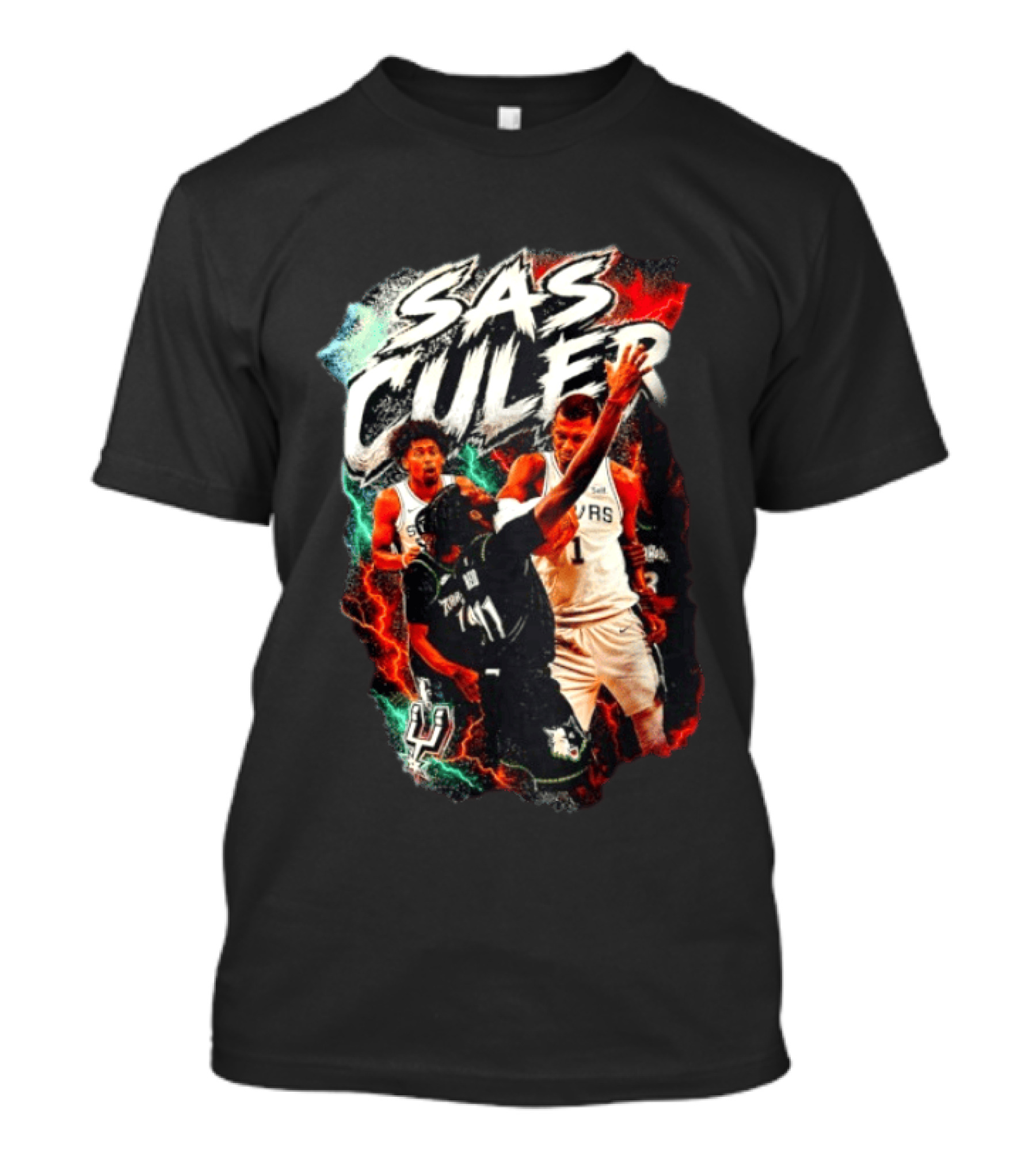 San Antonio Spurs SAS Culero NBA Basketball Dylan Harper Storm T-Shirt