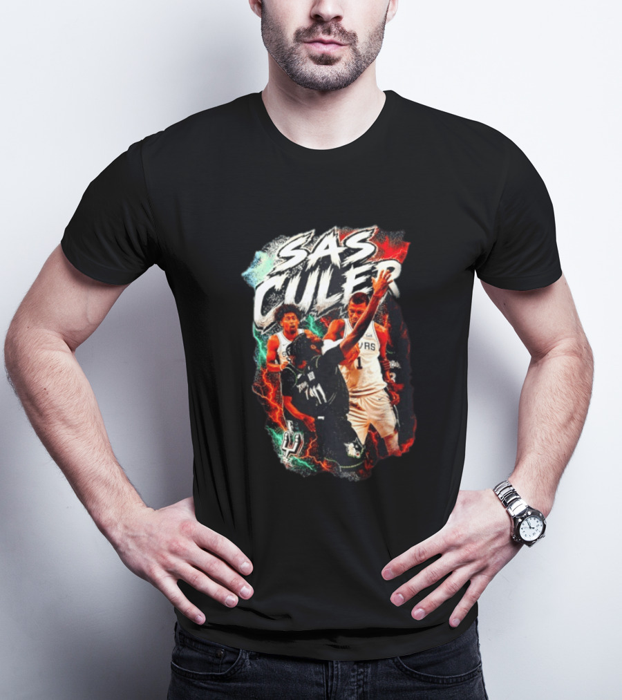 San Antonio Spurs SAS Culero NBA Basketball Dylan Harper Storm T-Shirt