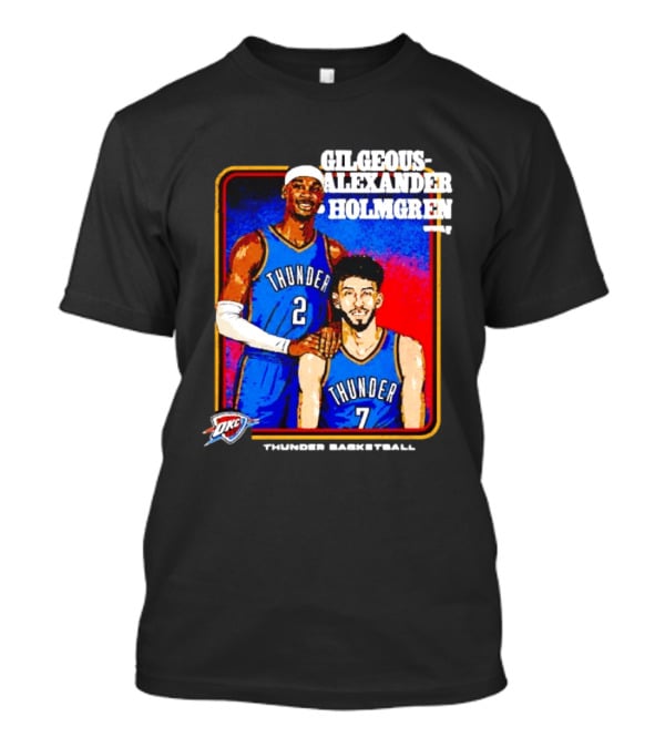 Gilgeous Alexander Holmgren OKC Thunder Basketball Step Brothers T-Shirt