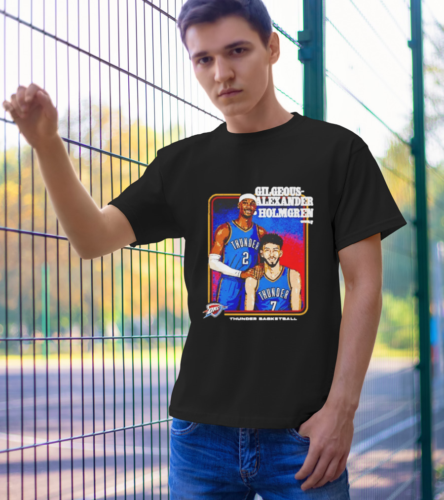 Gilgeous Alexander Holmgren OKC Thunder Basketball Step Brothers T-Shirt