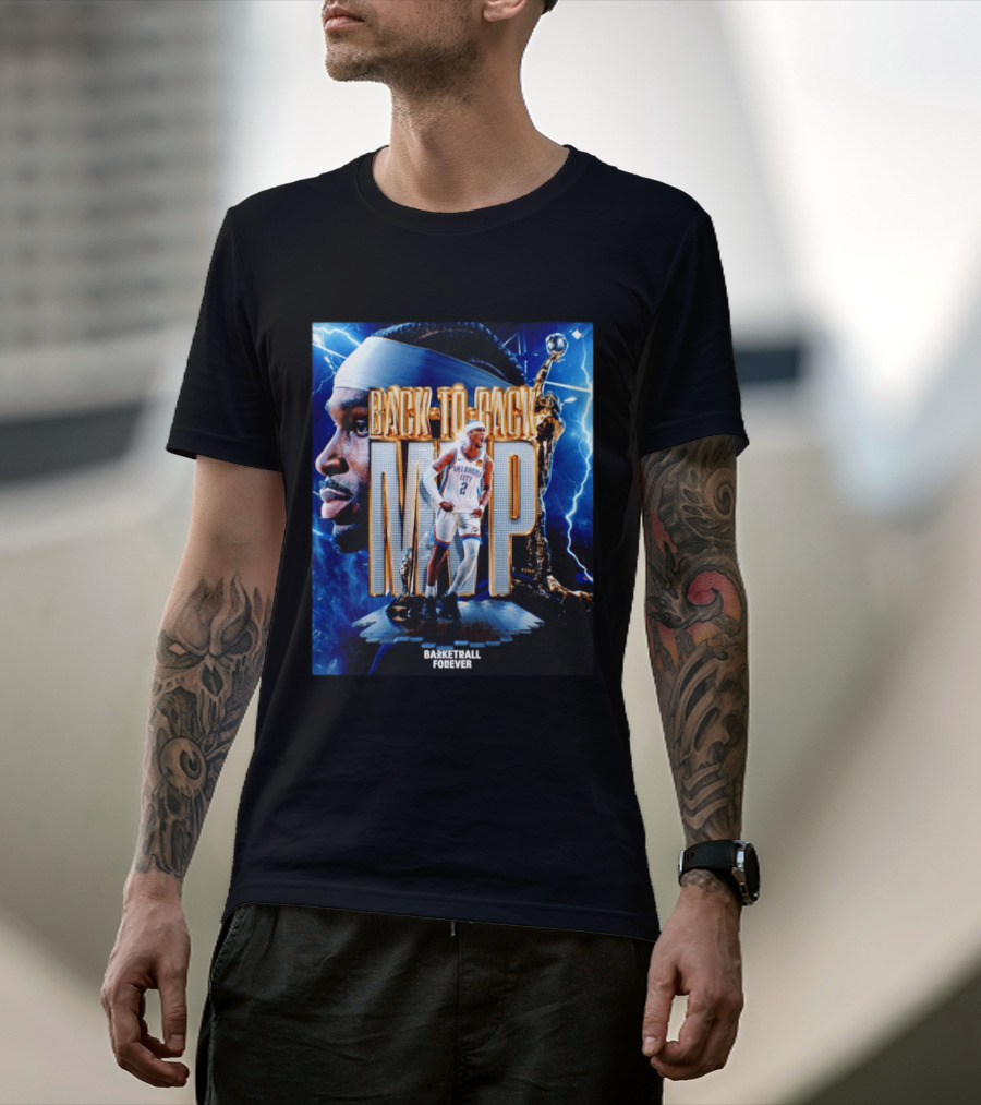 Back To Back MVP Oklahoma City Basketball Forever T-Shirt