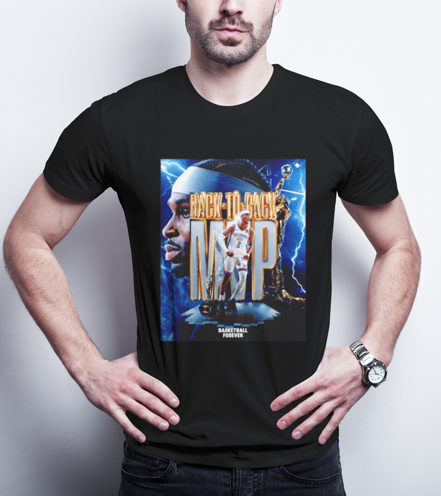 Back To Back MVP Oklahoma City Basketball Forever T-Shirt