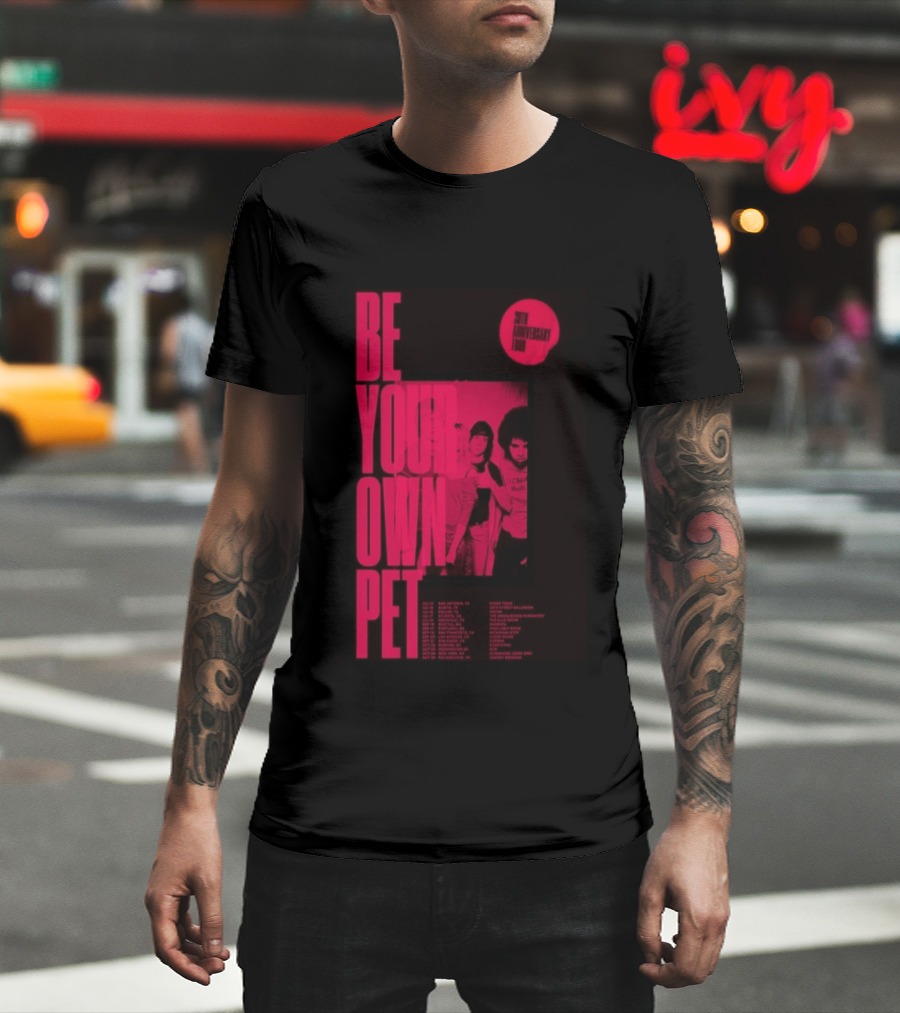 Be Your Own Pet 20th Anniversary Tour 2026 T-Shirt