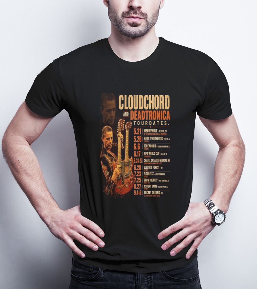 Cloudchord And Deadtronica Tourdates 2026 Meow Wolf Denver Secret Dreams Ohio T-Shirt