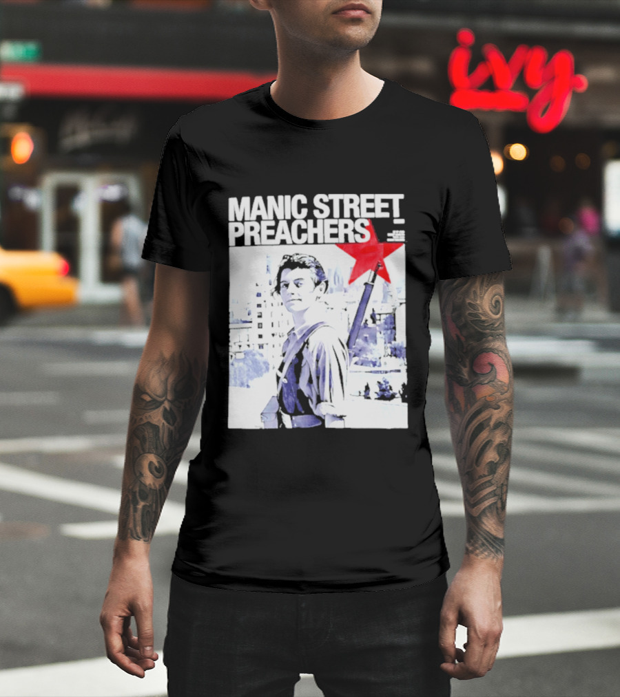 Manic Street Preachers Red Star Image T-Shirt