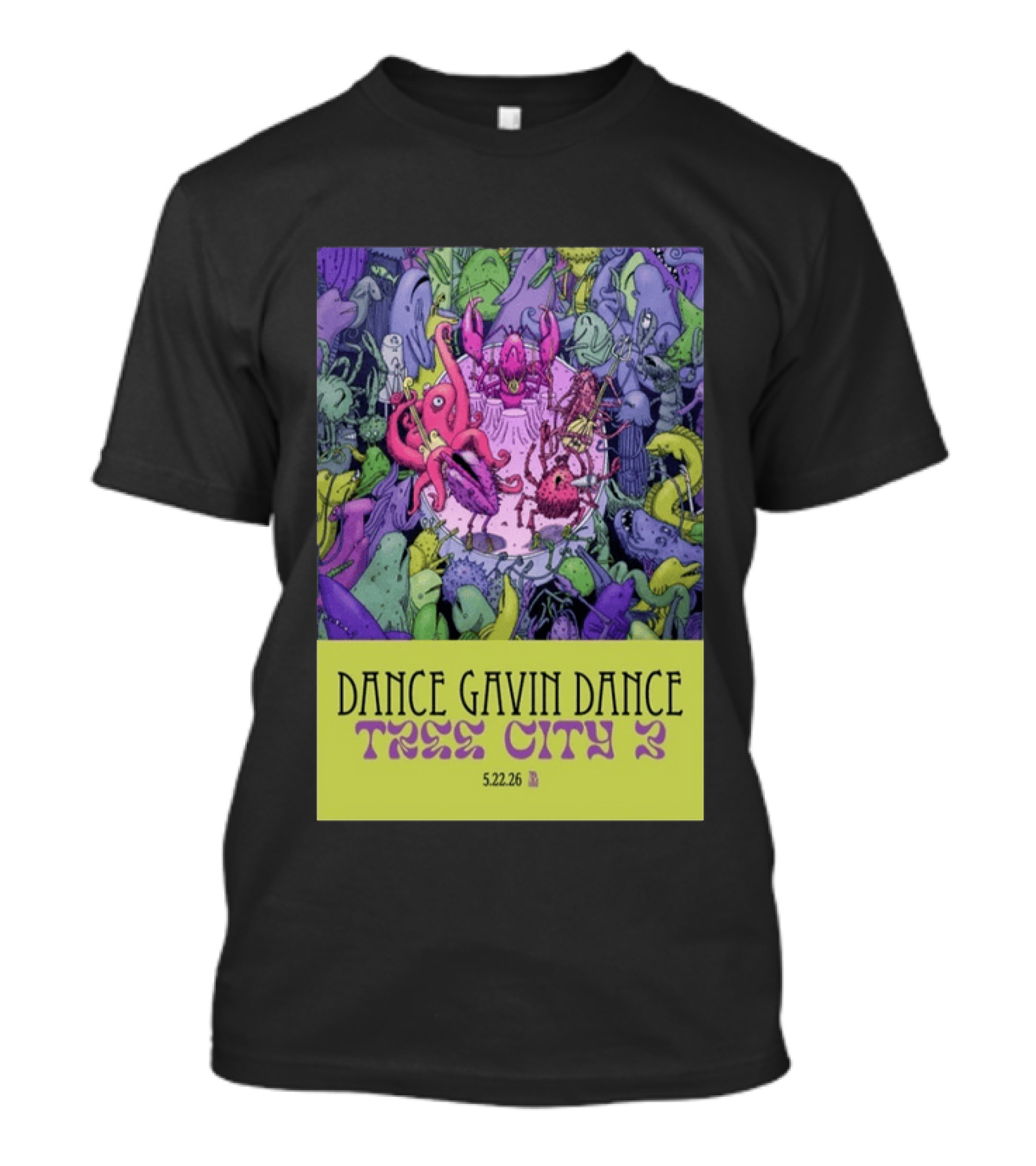 Dance Gavin Dance Tree City 2 May 22 2026 Concert T-Shirt