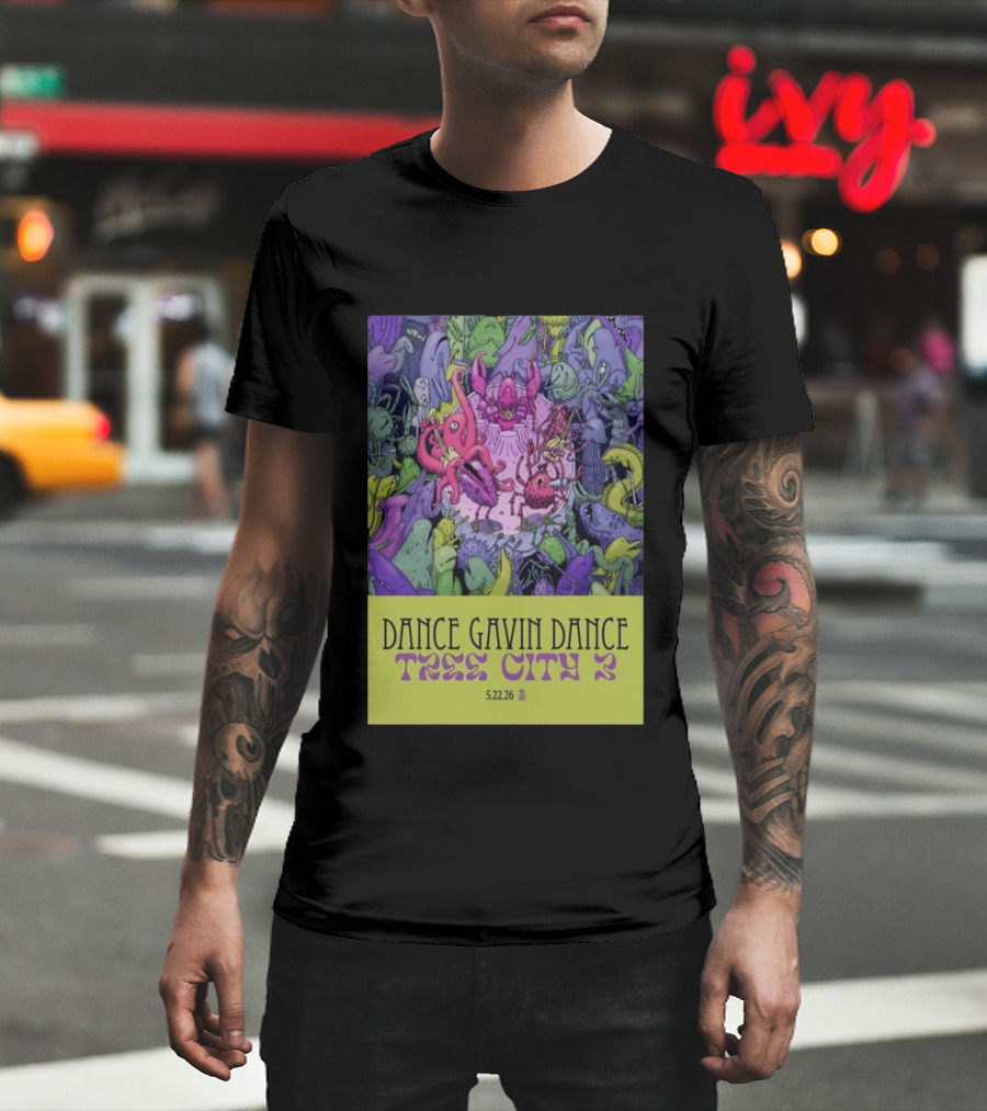Dance Gavin Dance Tree City 2 May 22 2026 Concert T-Shirt