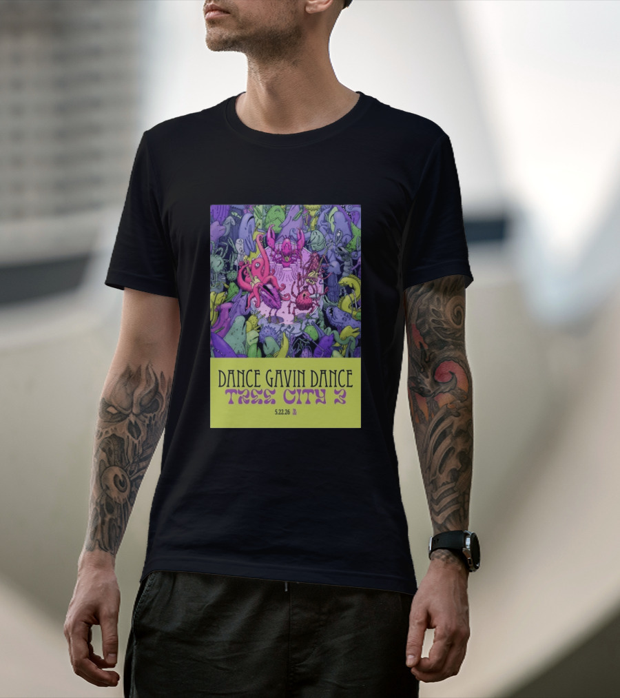 Dance Gavin Dance Tree City 2 May 22 2026 Concert T-Shirt