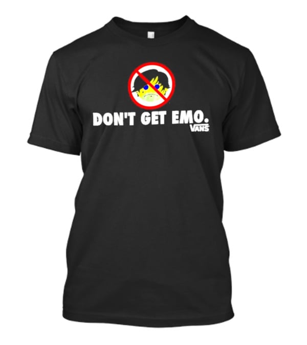 Don't Get Emo Vans Frog In No T-Shirt