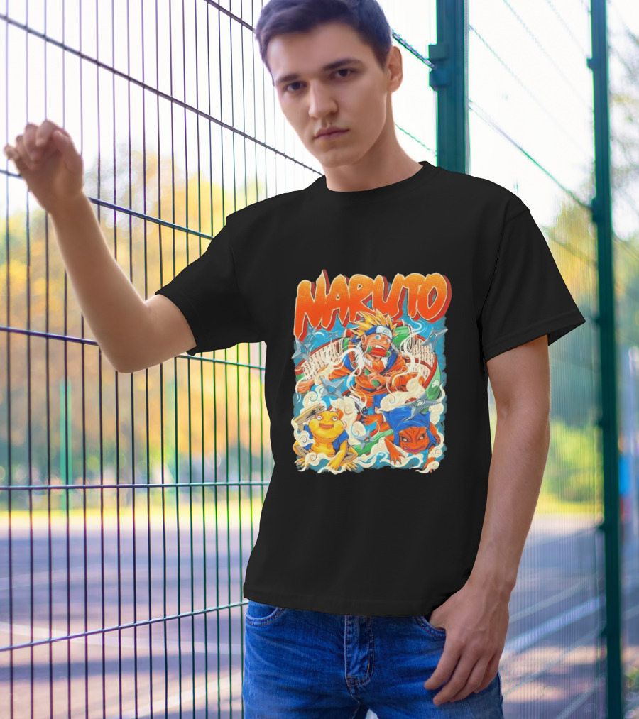 Naruto Uzumaki Toad Summoning Adventure Anime Ninja T-Shirt