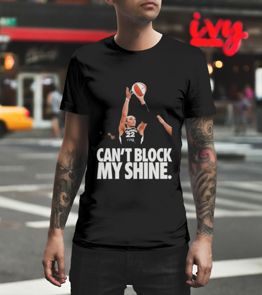 Can't Block My Shine A'ja Basketball Inspirational T-Shirt