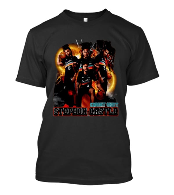 Knight Shift Stephon Castle San Antonio Spurs Basketball Star T-Shirt