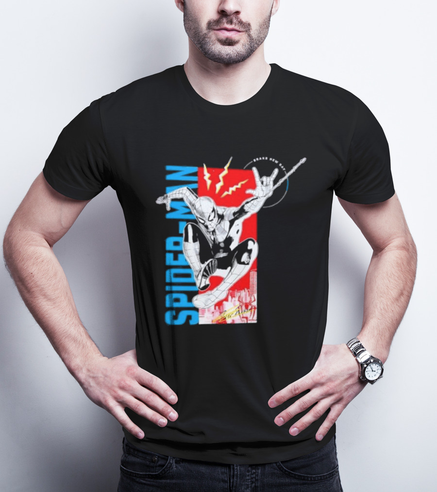 Spider Man Web Slinging Marvel Universe Brand New Day T-Shirt