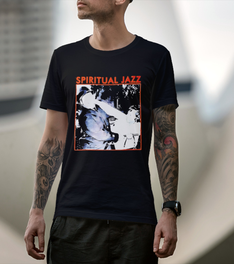 Spiritual Jazz Horn Player Watercolor T-Shirt