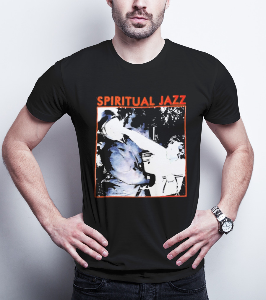 Spiritual Jazz Horn Player Watercolor T-Shirt