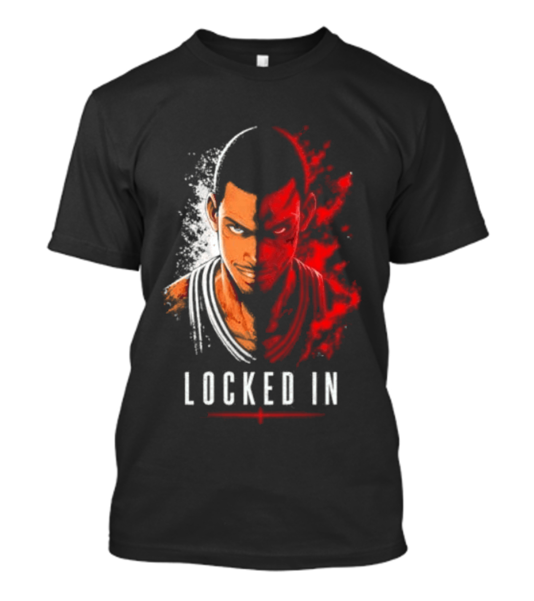 Victor Wembanyama Locked In Spurs Basketball Dual Color T-Shirt