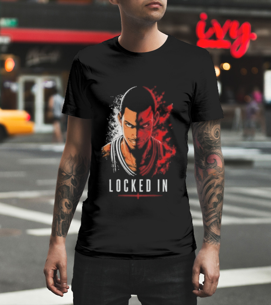 Victor Wembanyama Locked In Spurs Basketball Dual Color T-Shirt