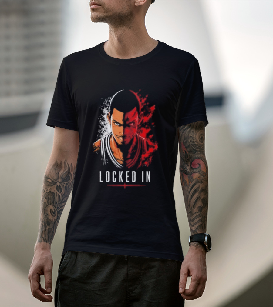 Victor Wembanyama Locked In Spurs Basketball Dual Color T-Shirt