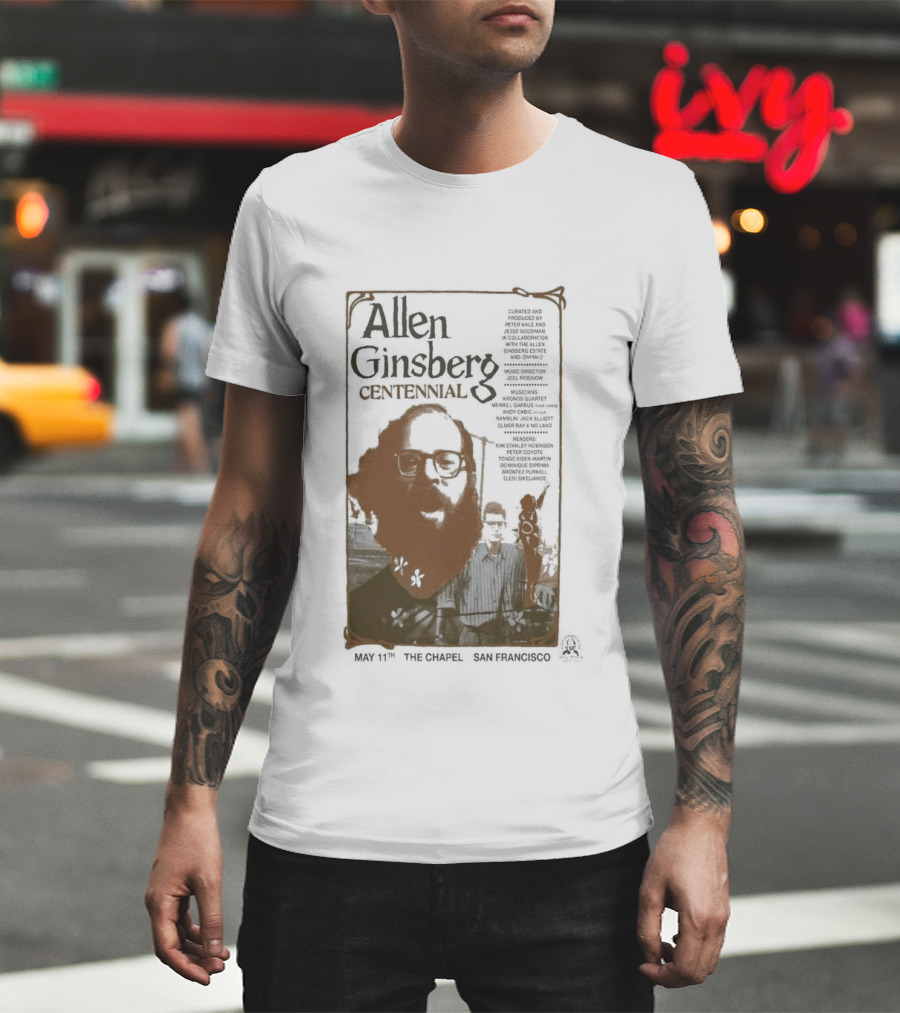 Allen Ginsberg Centennial May 11 2026 The Chapel San Francisco Event T-Shirt