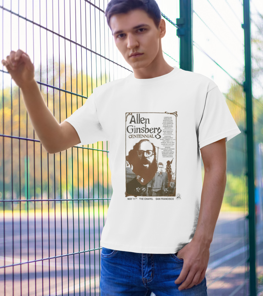 Allen Ginsberg Centennial May 11 2026 The Chapel San Francisco Event T-Shirt