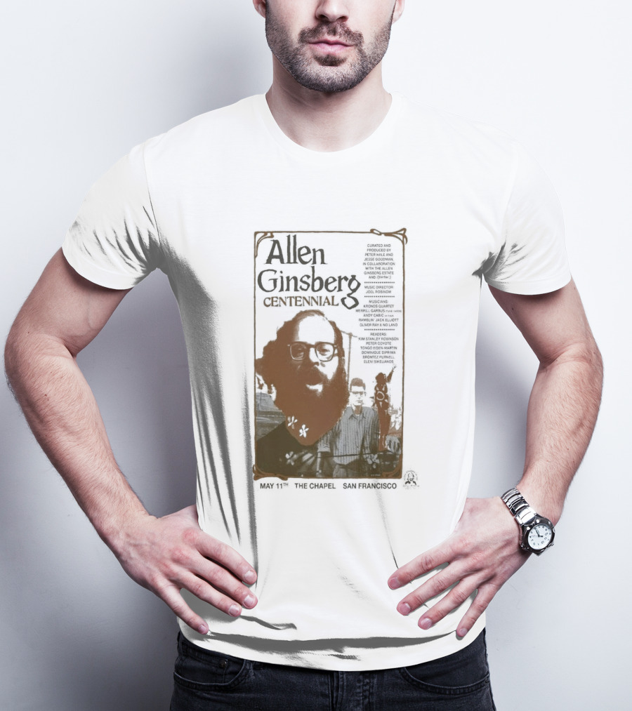 Allen Ginsberg Centennial May 11 2026 The Chapel San Francisco Event T-Shirt