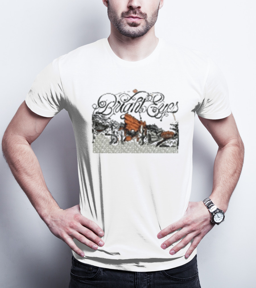 Bright Eyes Anniversary Shows Winged Horse T-Shirt