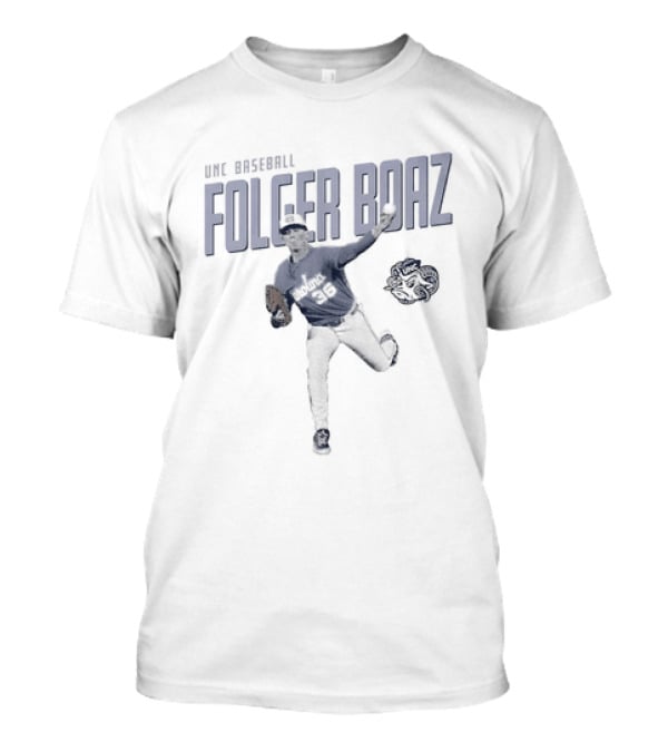 UNC Asheville Folger Boaz North Carolina Tar Heels Baseball Player And Ram T-Shirt