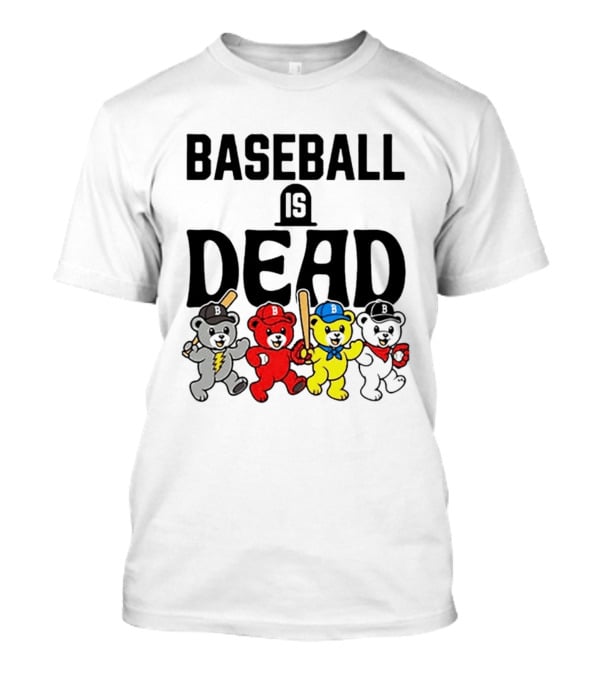 Grateful Dead Baseball Bears Is Dead Night T-Shirt