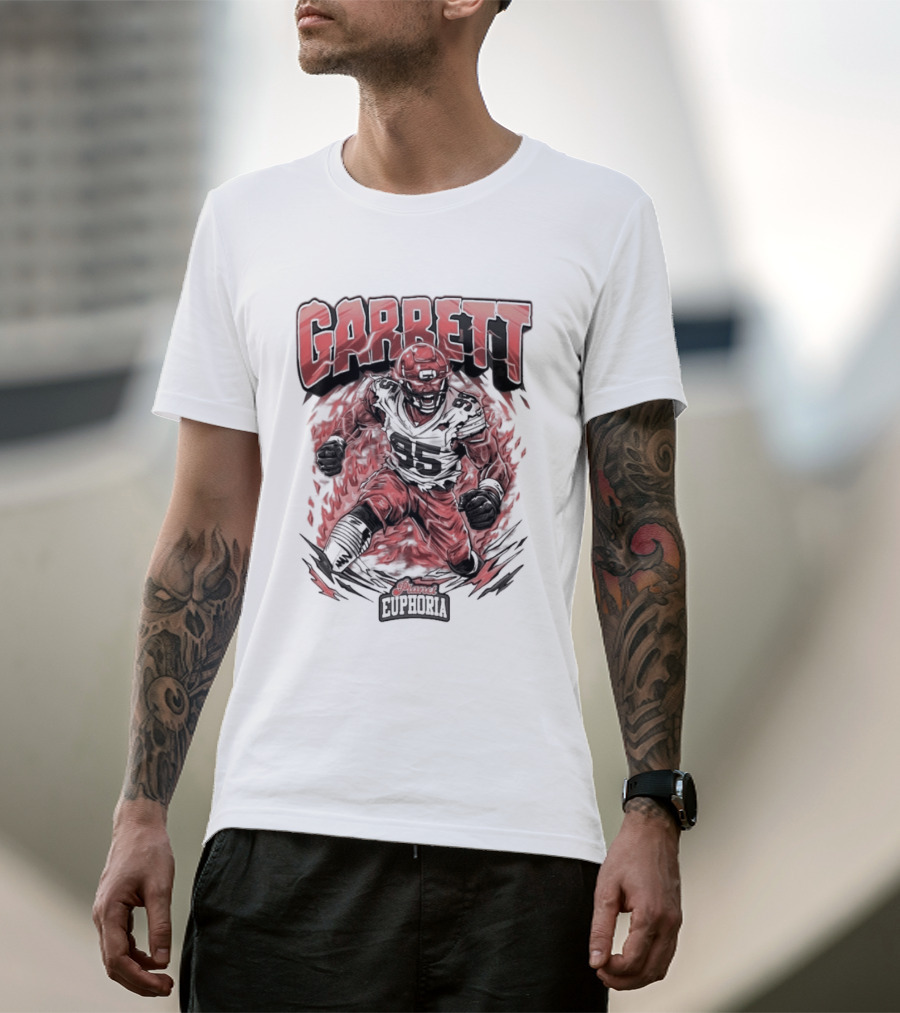 Garrett Inferno Hysteria Fiery Football Warrior T-Shirt