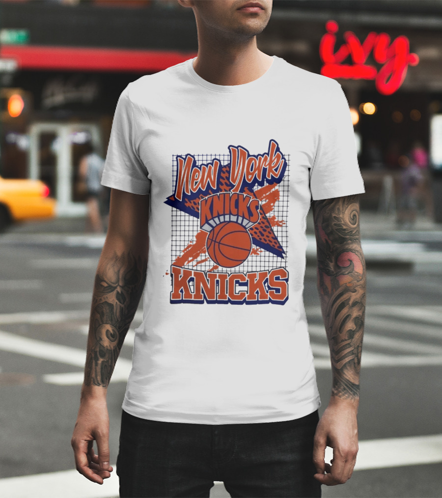 New York Knicks Hardwood Classics Vintage Basketball T-Shirt