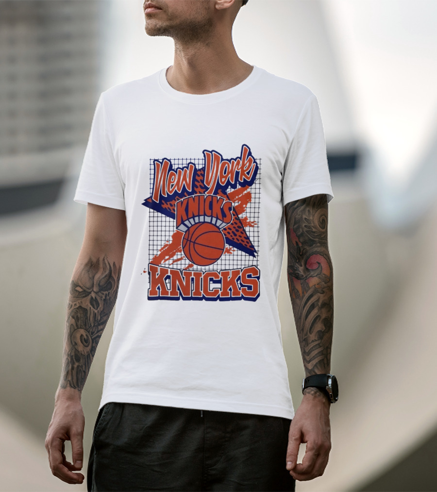 New York Knicks Hardwood Classics Vintage Basketball T-Shirt
