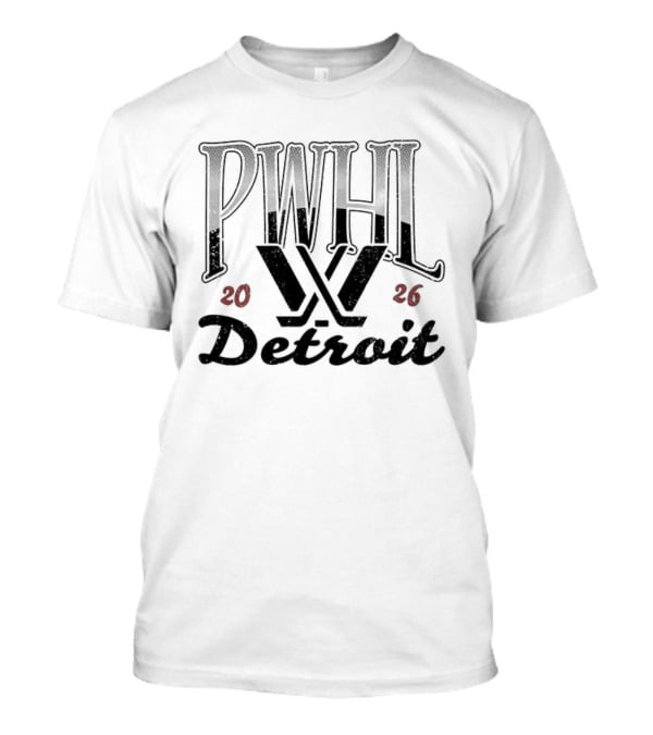 PWHL Detroit Hockey Est 2026 Stadium T-Shirt
