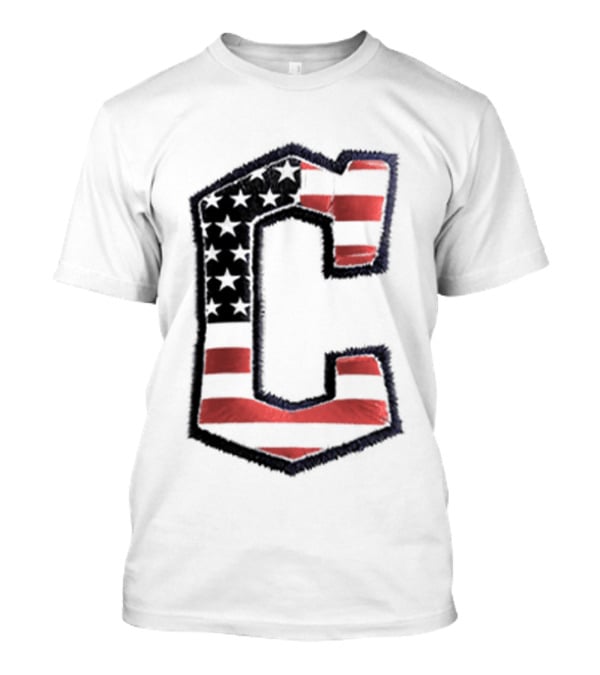 Cleveland Guardians American Flag Hat 2026 Patriotic Giveaway T-Shirt