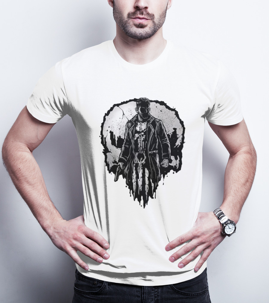 He Who Punishes Skull Emblem Marvel Comics T-Shirt