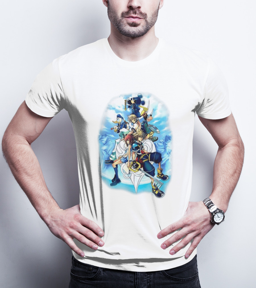 Kingdom Hearts 2 Disney Characters Adventure Ensemble T-Shirt