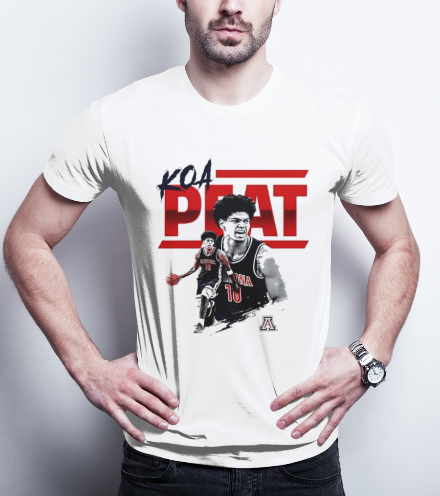 Koa Peat Arizona 10 Wildcats Basketball T-Shirt