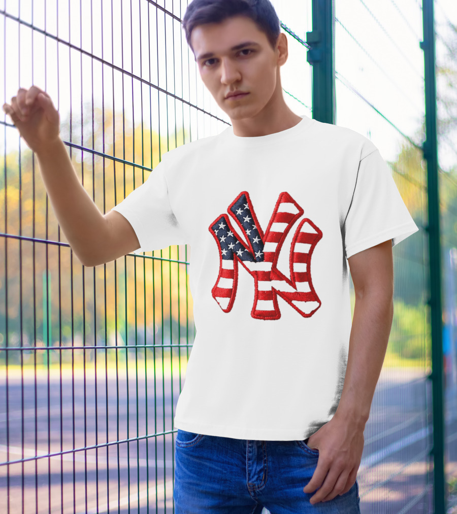 Yankees 4th Of July Stars And Stripes NY 2026 Giveaway T-Shirt