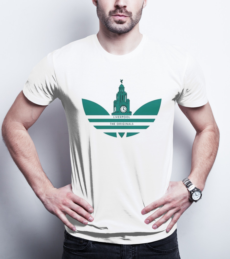 Liverpool The Originals Liver Building Wings T-Shirt
