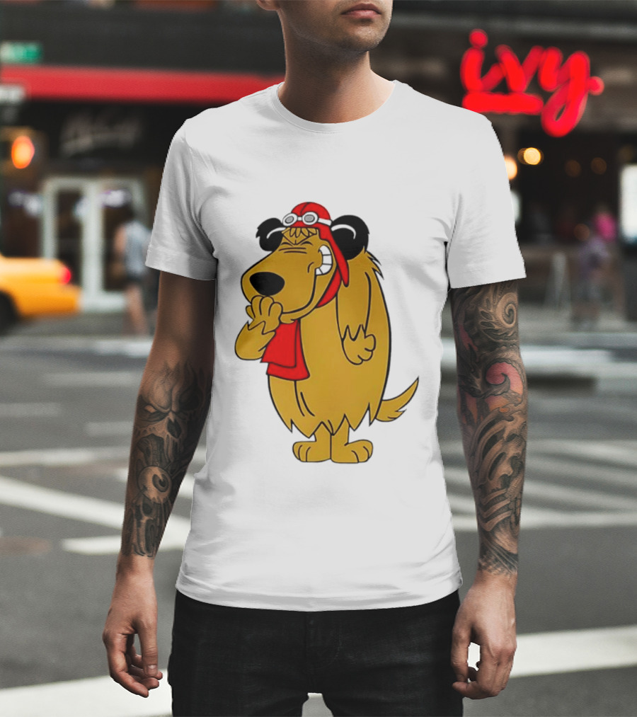 Muttley Dog Wacky Races Cartoon T-Shirt