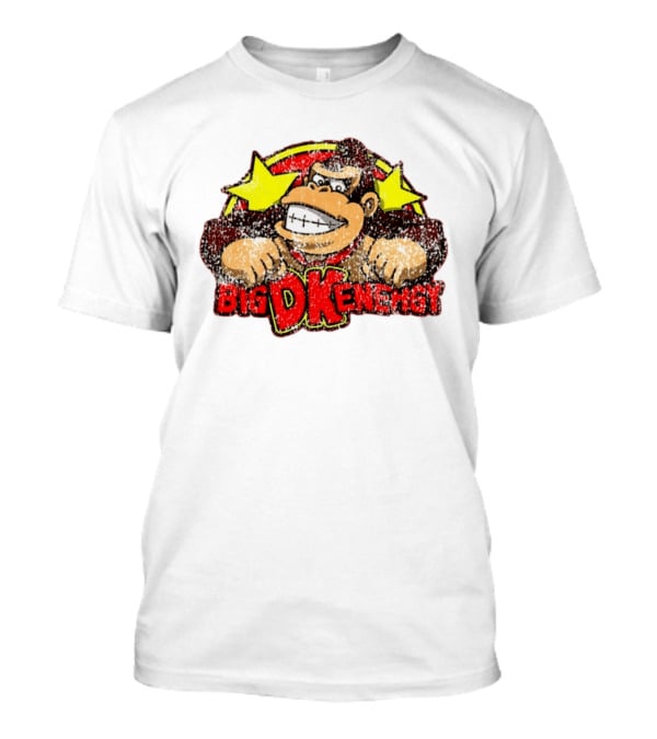BIG DK Energy Retro Style Gaming Ape T-Shirt
