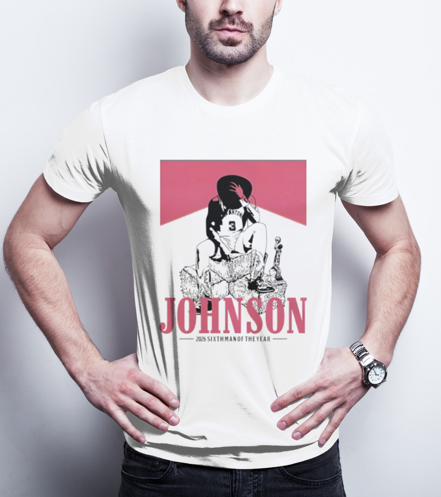 Keldon Johnson San Antonio Spurs 2026 Sixth Man Of The Year Johnson T-Shirt