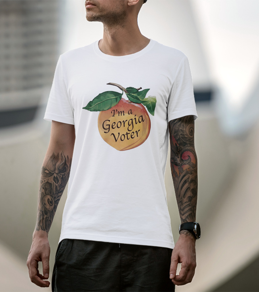 I'm A Georgia Voter Peach T-Shirt