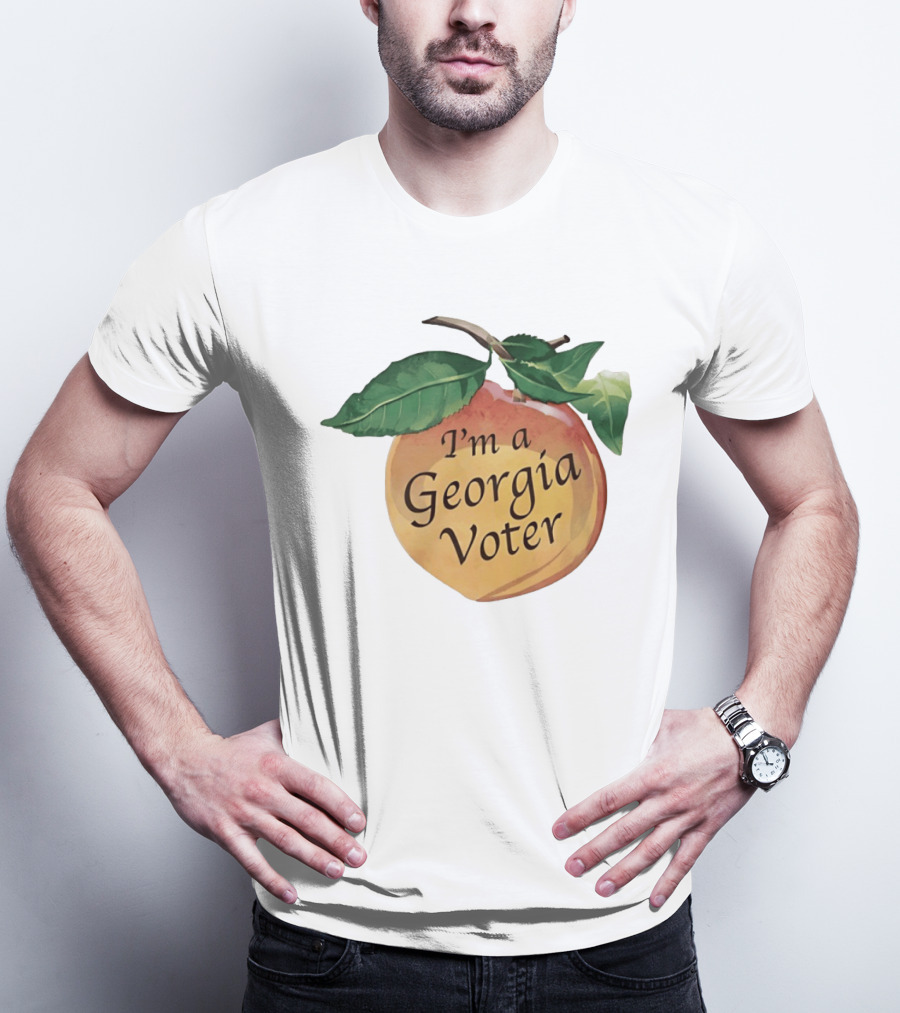 I'm A Georgia Voter Peach T-Shirt