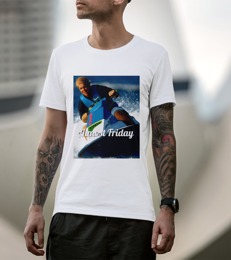 John Daly Throttle Jet Ski Almost Friday T-Shirt