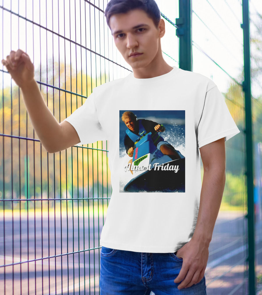 John Daly Throttle Jet Ski Almost Friday T-Shirt