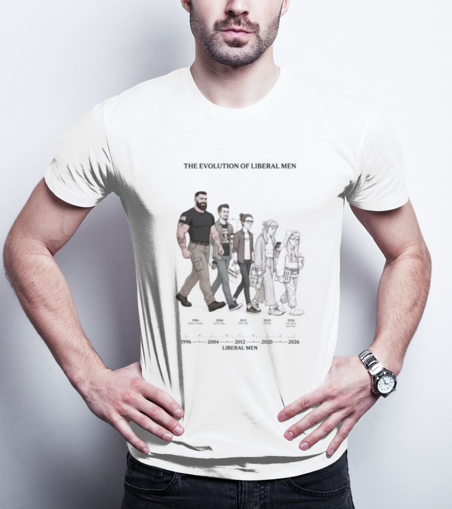 The Evolution Of Liberal Men 2026 T-Shirt