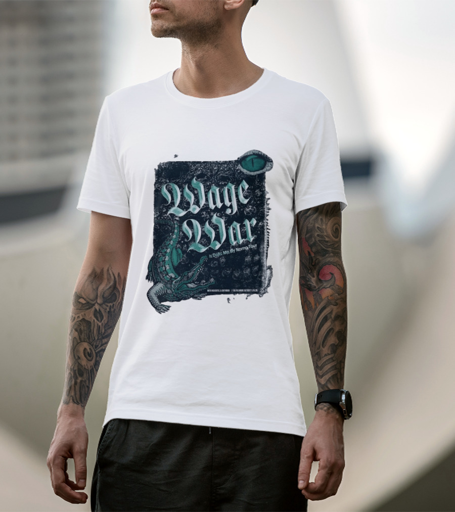 Wage War It Calls Me By Name Tour Detroit MI May 15 2026 Alligator Eye T-Shirt