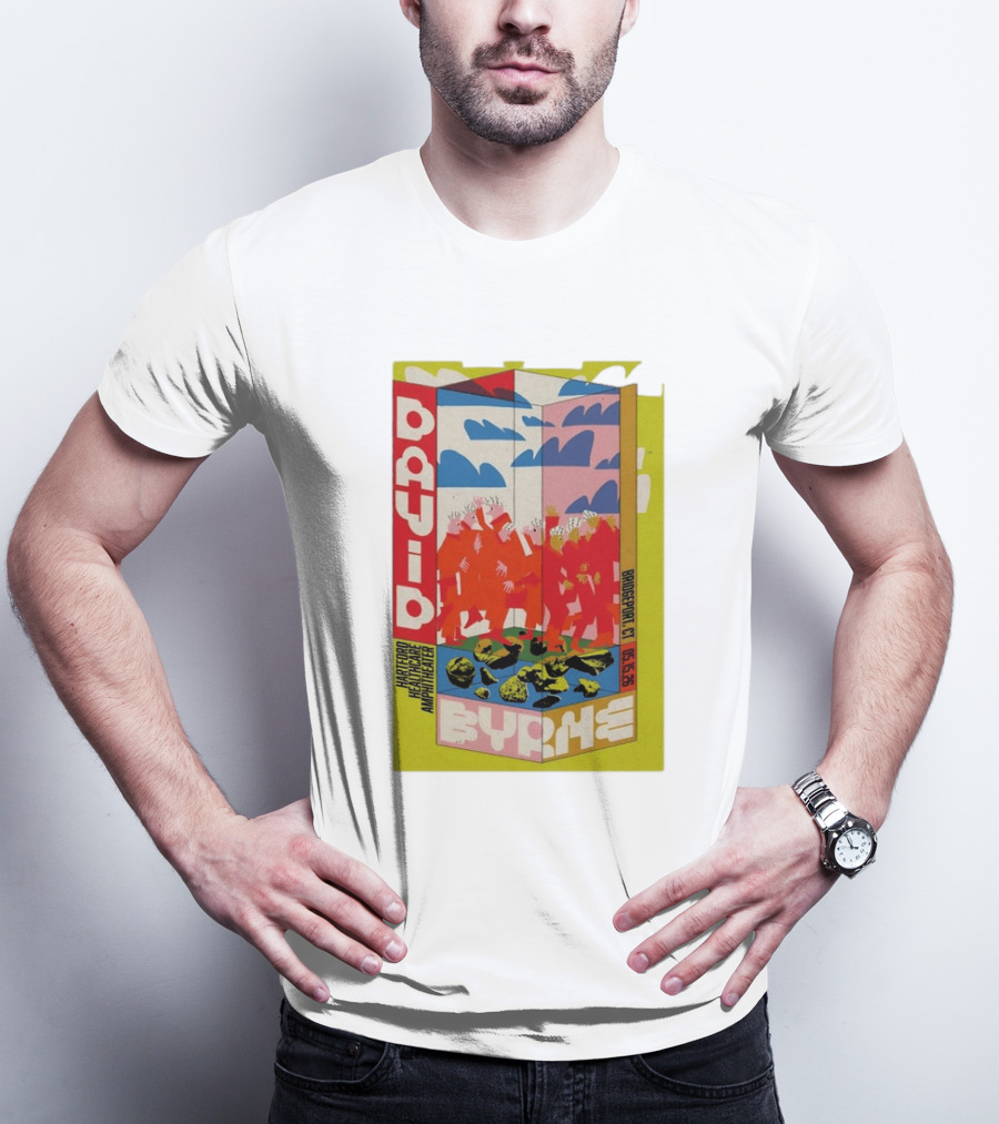 David Byrne Hartford Healthcare Amphitheater Bridgeport CT May 15 2026 Tour T-Shirt